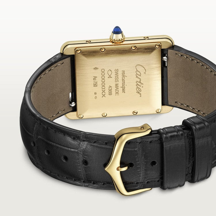 Cartier Watch | 34mm Cartier Tank Louis Onyx Men's Watch | Medusa Jewelry