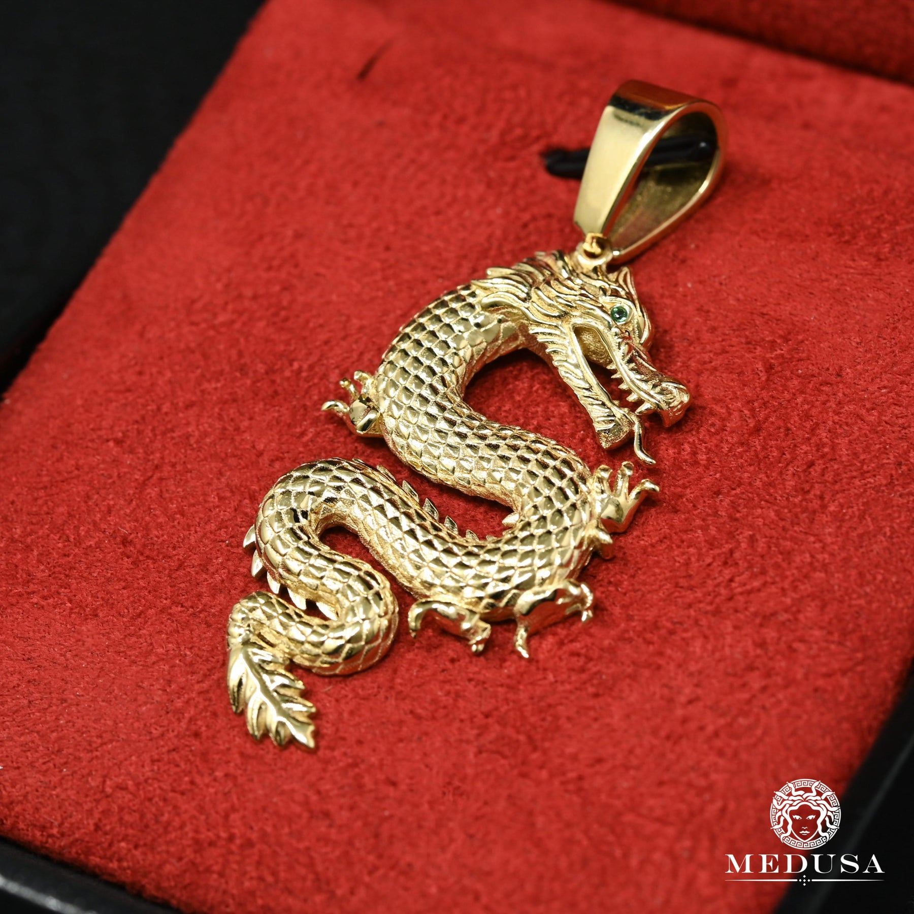 10K Gold Pendant | Dragon X1 Various Pendant | Medusa Jewelry