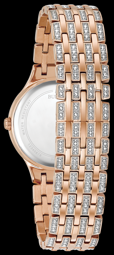 Montre Bulova | Bulova Cristal - 98L235 Montre Femme | Bijoux Medusa
