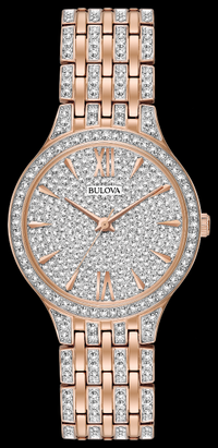 Montre Bulova | Bulova Cristal - 98L235 Montre Femme | Bijoux Medusa
