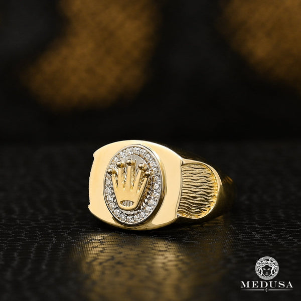 10K Gold Ring | Pyrex H11 Men's Ring | Medusa Jewelry