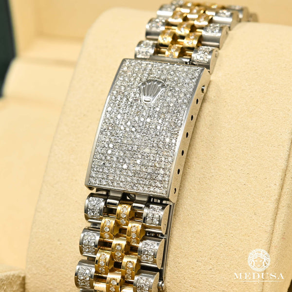 Montre Rolex | Rolex Datejust 36mm - Rouge Jubilee Iced Montre Homme ...