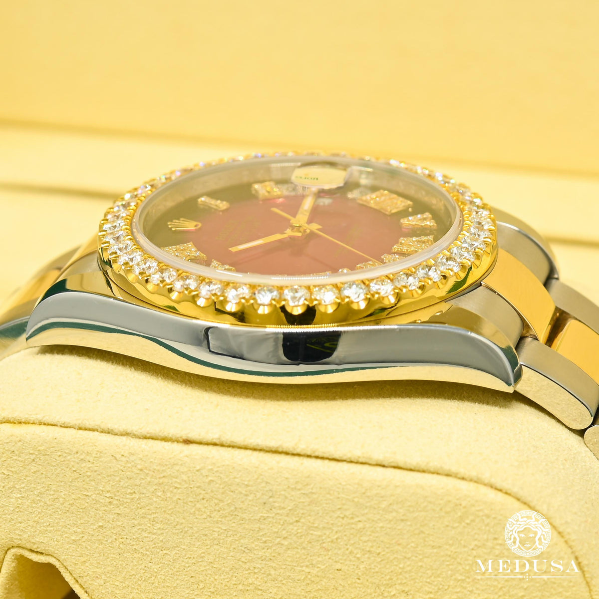 Montre Rolex | Rolex Datejust 41mm - Oyster Romain Rouge Montre Homme ...